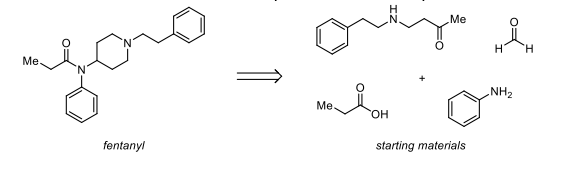 Solved Provide a multistep synthesis of fentanyl from the | Chegg.com