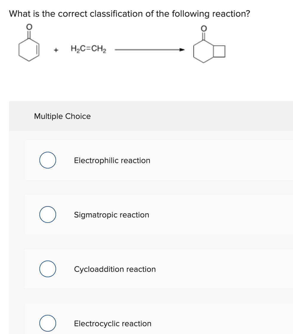 Solved What is the correct classification of the following | Chegg.com