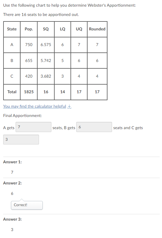Solved Use the following chart to help you determine | Chegg.com