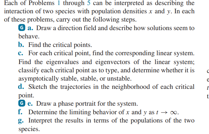 ch of Problems 1 through 5 can be interpreted as | Chegg.com