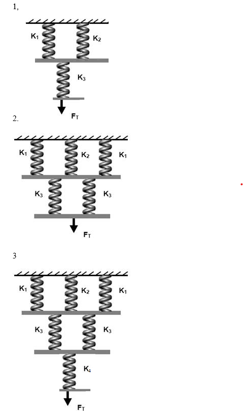 Solved Find the Equivalent Spring and Parallel Spring | Chegg.com