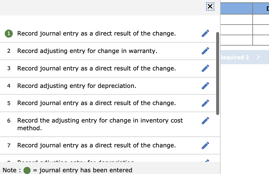 Solved Record journal entry as a direct result of the | Chegg.com
