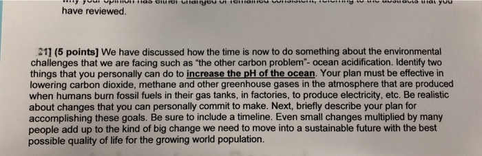 Solved have reviewed. 21] (5 points] We have discussed how | Chegg.com