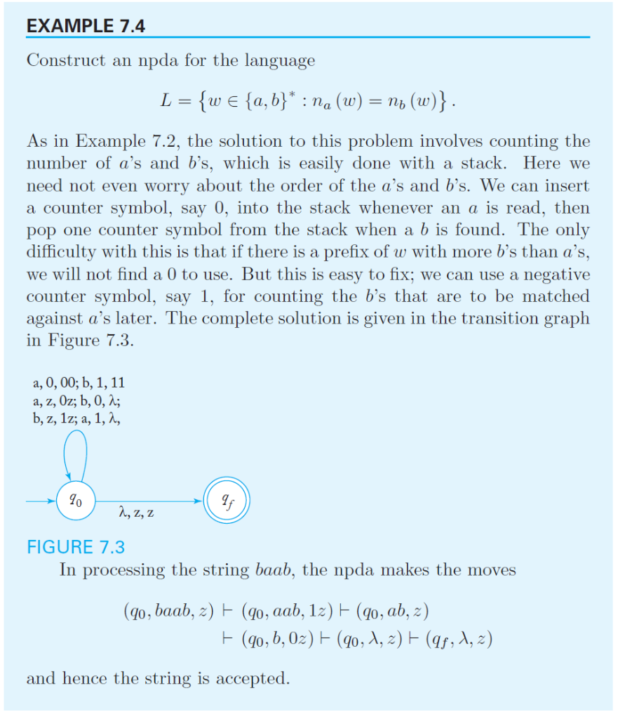 Solved = {4o,q5}? 14. What language is accepted by the npda | Chegg.com