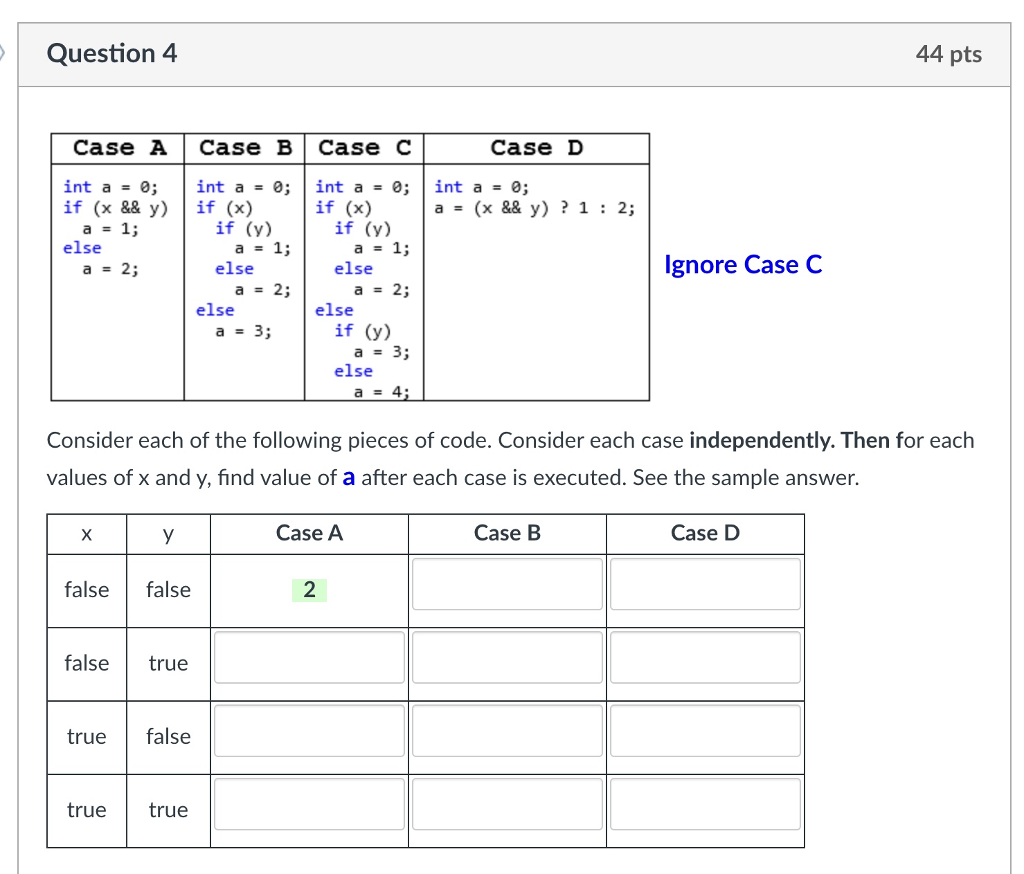 Solved Question 1 12 pts Answer the following questions as | Chegg.com
