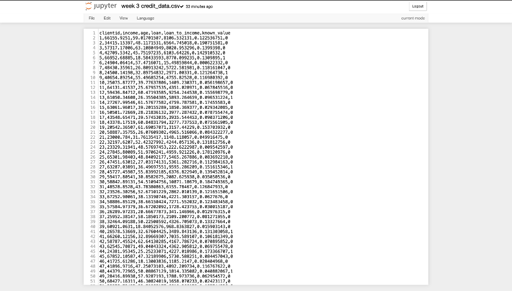 Solved How Would You Do This Code Using Jupyter Notebook R