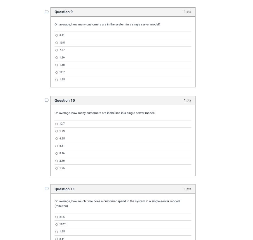 Solved 1 / 3 100% + | @ Queuing Exercise Lab Exercise #3 SCM | Chegg.com