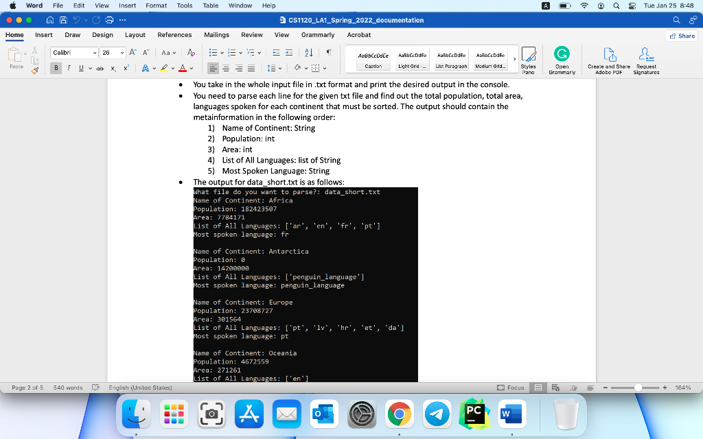 Solved Word File Edit View Insert Format Tools Table Window | Chegg.com