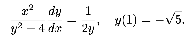 Solved What is the solution to this differential equation? | Chegg.com