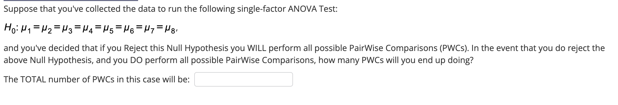Solved Suppose that you've collected the data to run the | Chegg.com