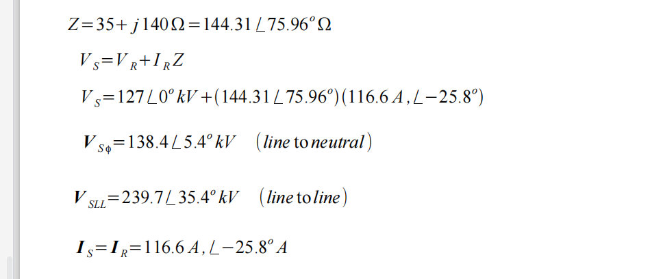 Solved Voltage at the sending end of transmission line is | Chegg.com
