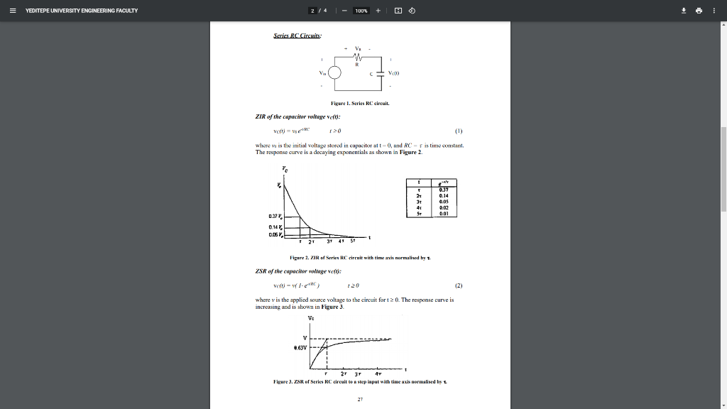Solved YEDITEPE UNIVERSITY ENGINEERING FACULTY 1/4 1104 + | Chegg.com