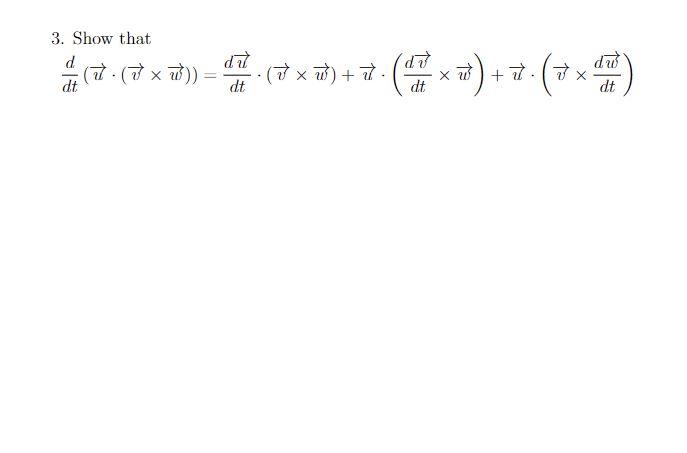 Solved 3. Show that | Chegg.com