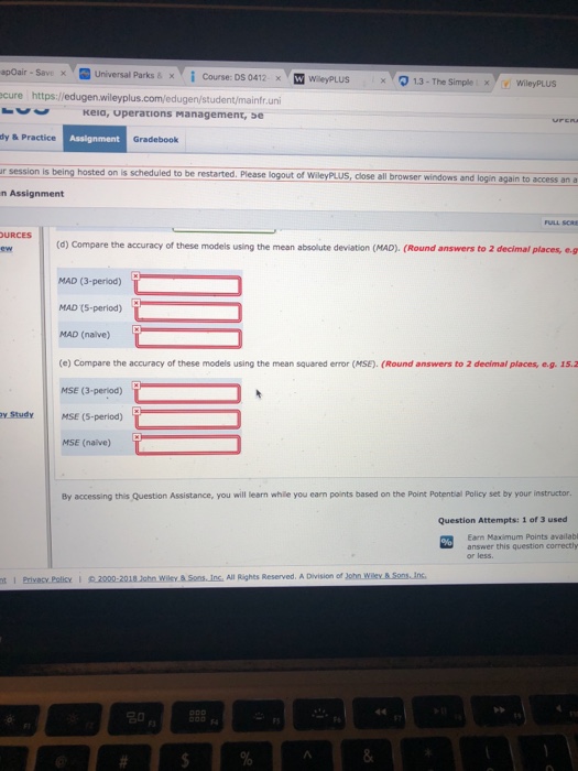 Solved gnment Problem 3 Your answer is partially correct. | Chegg.com