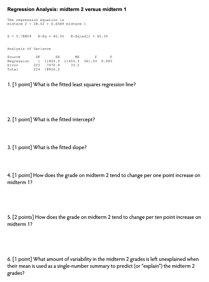 Solved PART E. [15 points] The following printouts show the | Chegg.com