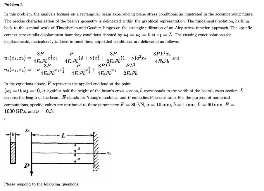 Solved In this problem, the analysis focuses on a | Chegg.com