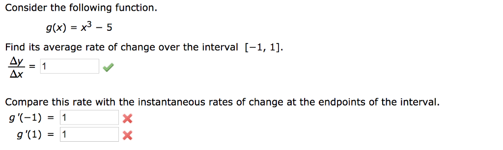Solved Consider the following function. g(x) = x3-5 Find its | Chegg.com