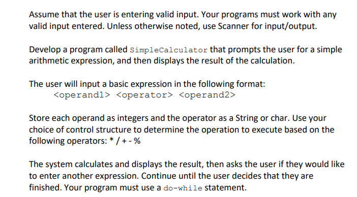 Solved Sample output: System: Enter an expression: User: 5 * | Chegg.com