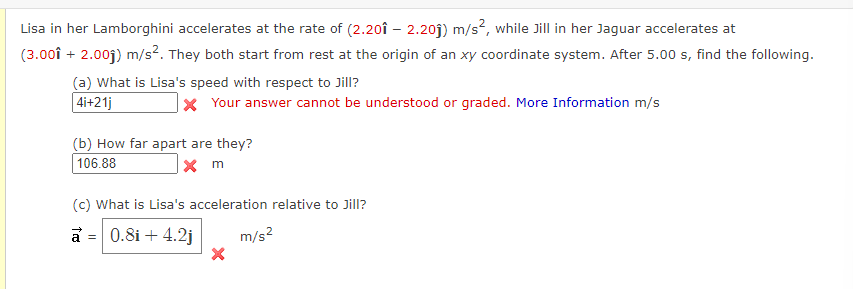 Solved Lisa in her Lamborghini accelerates at the rate of | Chegg.com