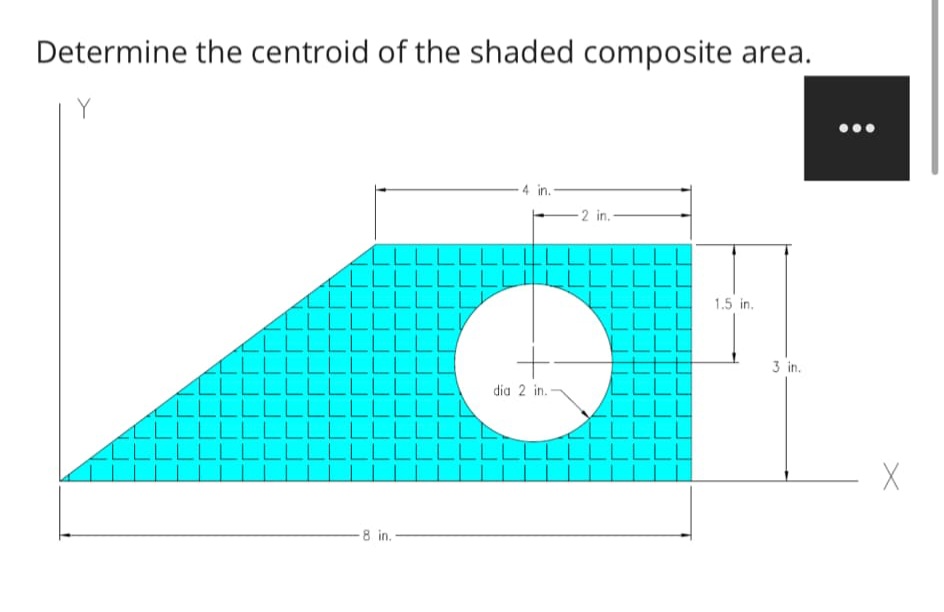 Solved Determine the centroid of the shaded composite area. | Chegg.com