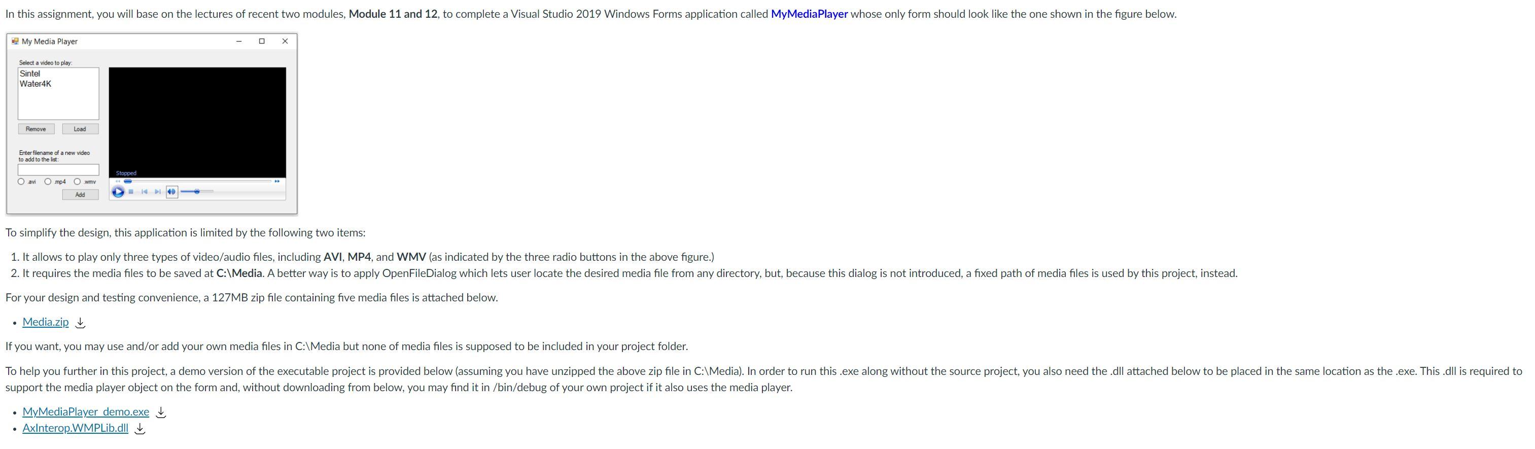 Need Help! Requires Visual Studio 2019 to create | Chegg.com