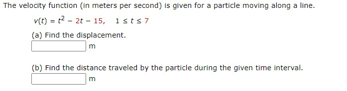 Solved The velocity function in meters per second) is given | Chegg.com