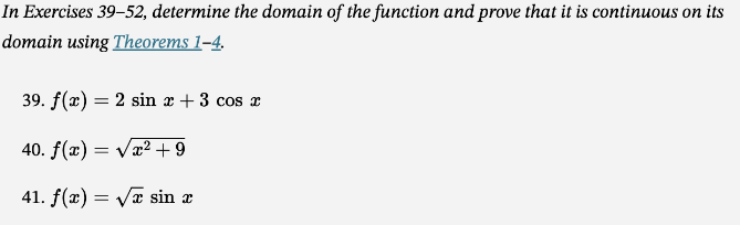 Solved In Exercises 39-52, determine the domain of the | Chegg.com