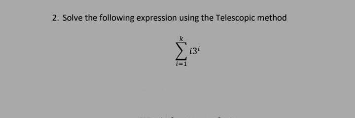 Solved 2. Solve the following expression using the | Chegg.com