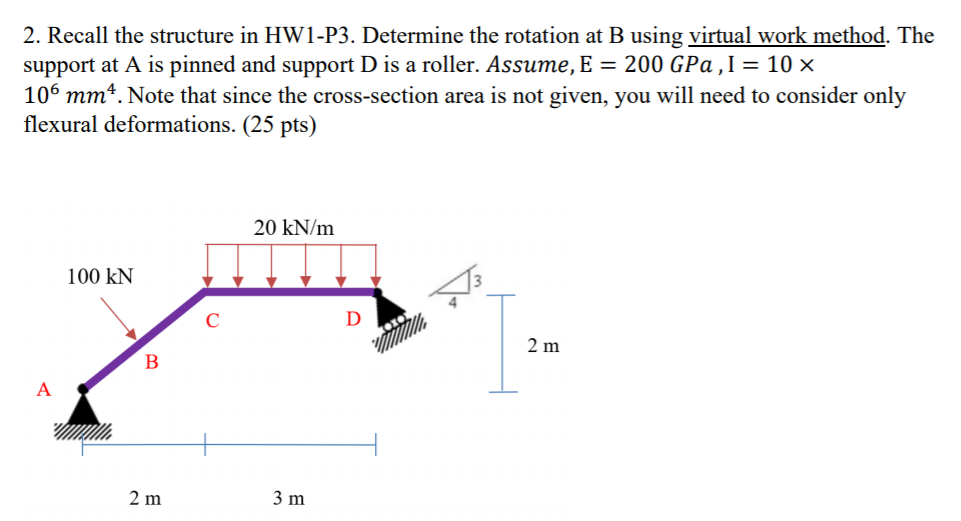 Solved 2. Recall the structure in HW1-P3. Determine the | Chegg.com