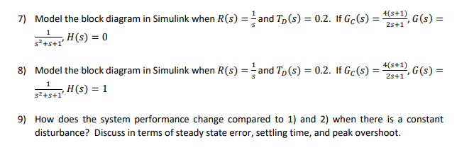 Solved SIMULINK-MATHLAB QUESTION PLEASE SHOW DIAGRAM AND | Chegg.com
