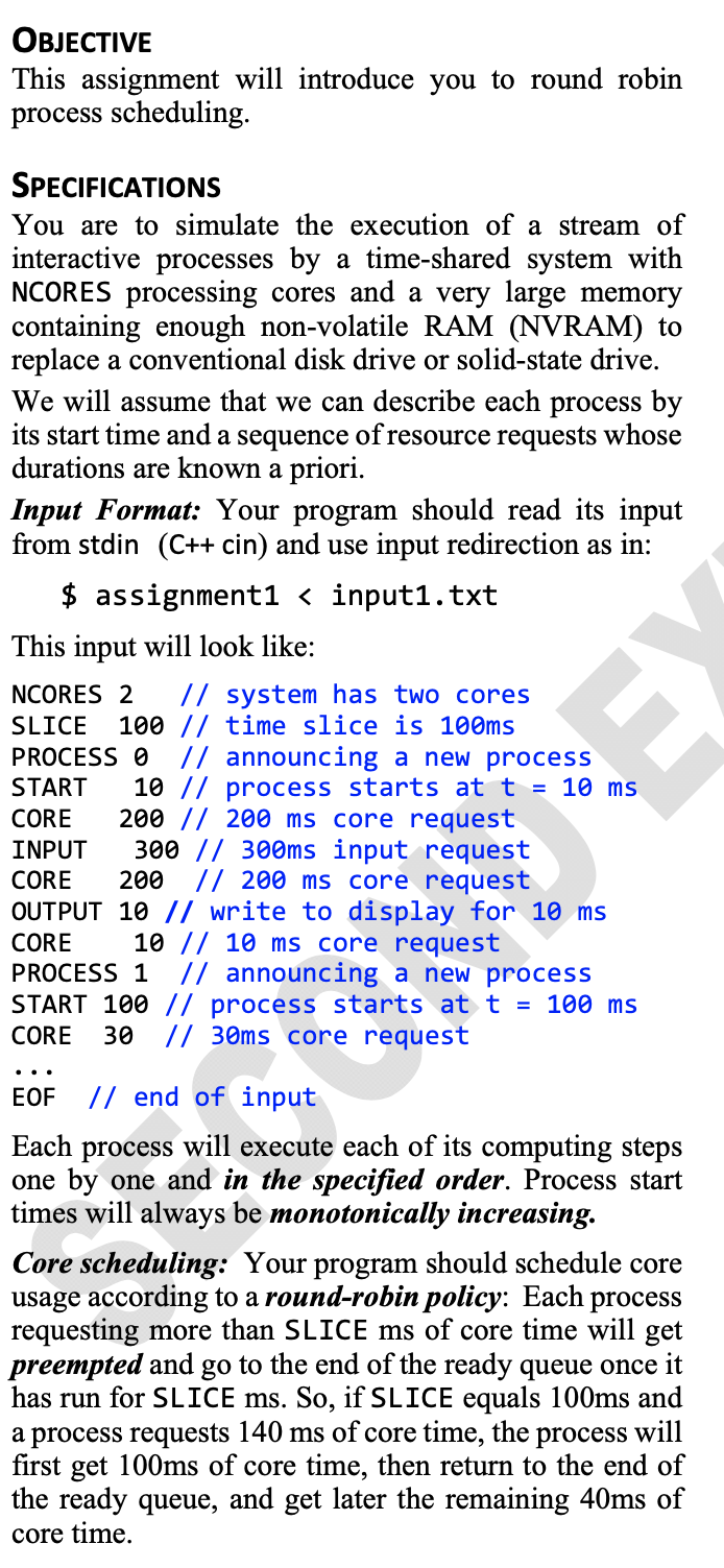 Solved Principles of Operating Systems This is a different | Chegg.com