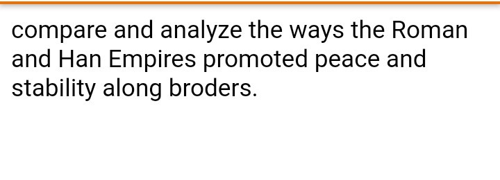 Solved compare and analyze the ways the Roman and Han | Chegg.com