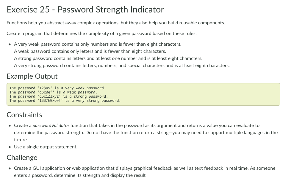 Solved Exercise 24 - Anagram Checker Using functions to | Chegg.com