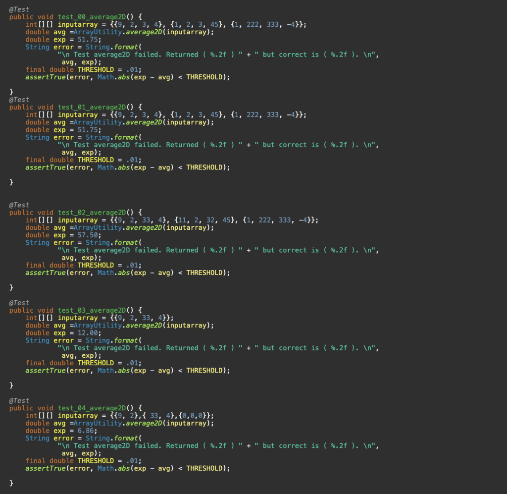 Solved /** * * Implement the method below which takes a 2D | Chegg.com