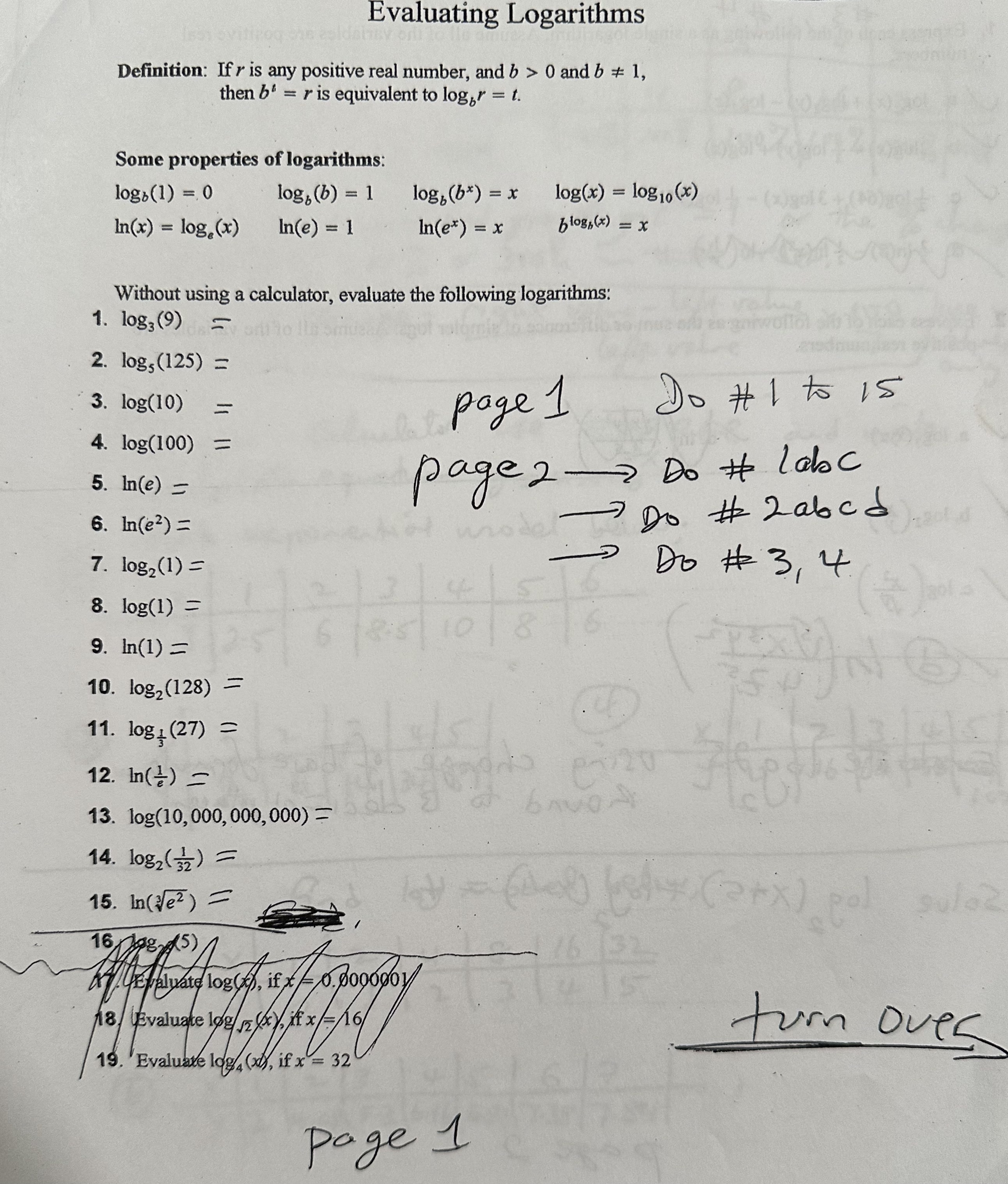 Solved Definition: If r is any positive real number, and b>0 | Chegg.com