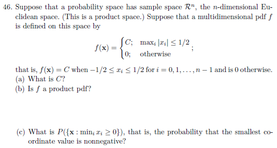 Solved 16. Suppose that a probability space has sample space | Chegg.com