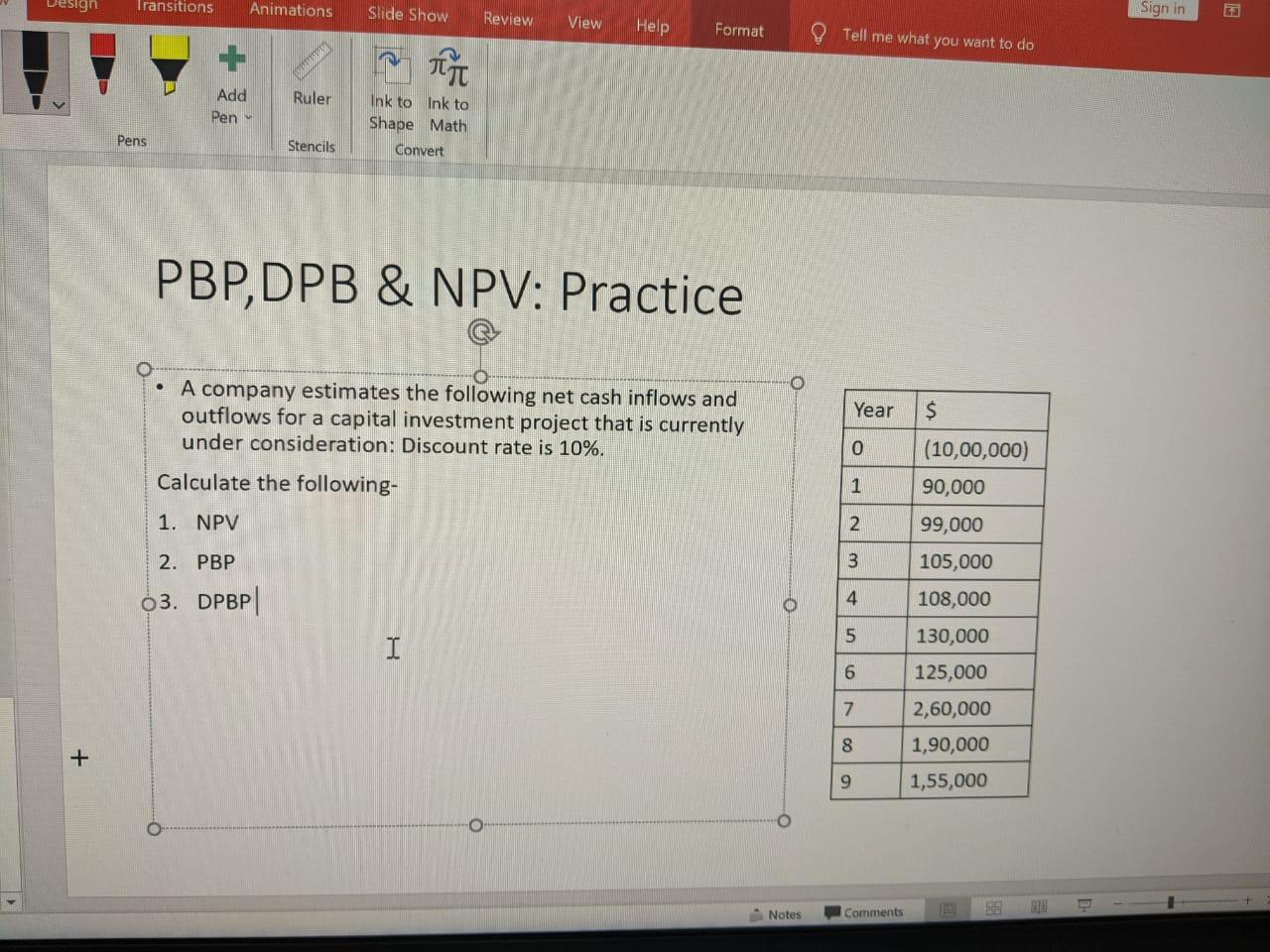 Solved Design Transitions Animations Slide Show Review Sign | Chegg.com