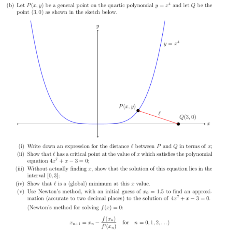 Solved (b) Let P(x, y) be a general point on the quartic | Chegg.com