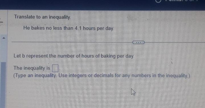 Solved Define two variables and translate the sentence into | Chegg.com