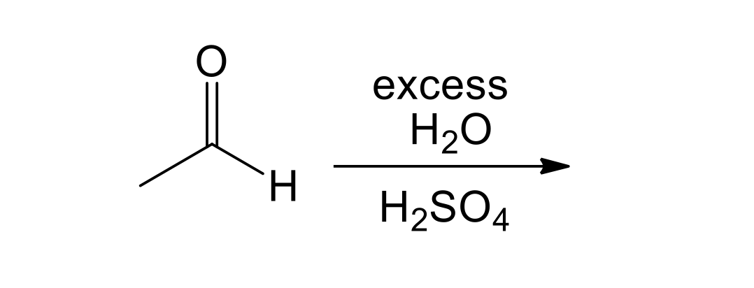 Solved O excess H2O H H2SO4 | Chegg.com