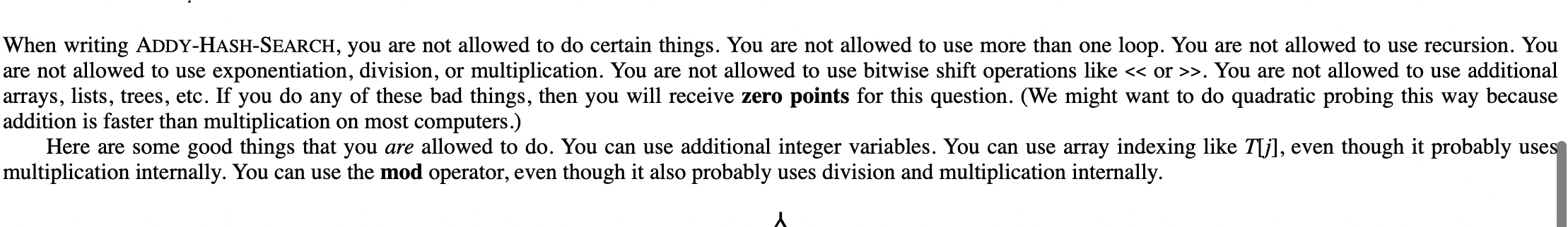 Solved 2. (10 points.) The procedure HASH-SEARCH takes a | Chegg.com