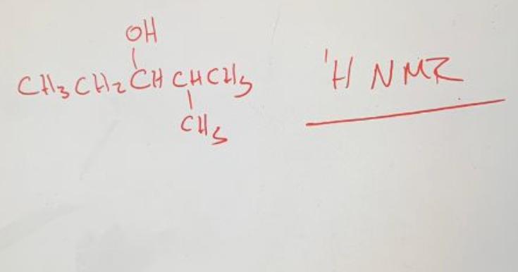 Solved what is the 'H NMR for this equation. Identify the | Chegg.com
