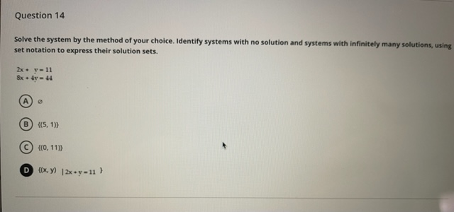 Solved Give the order of the matrix, and identify the given | Chegg.com