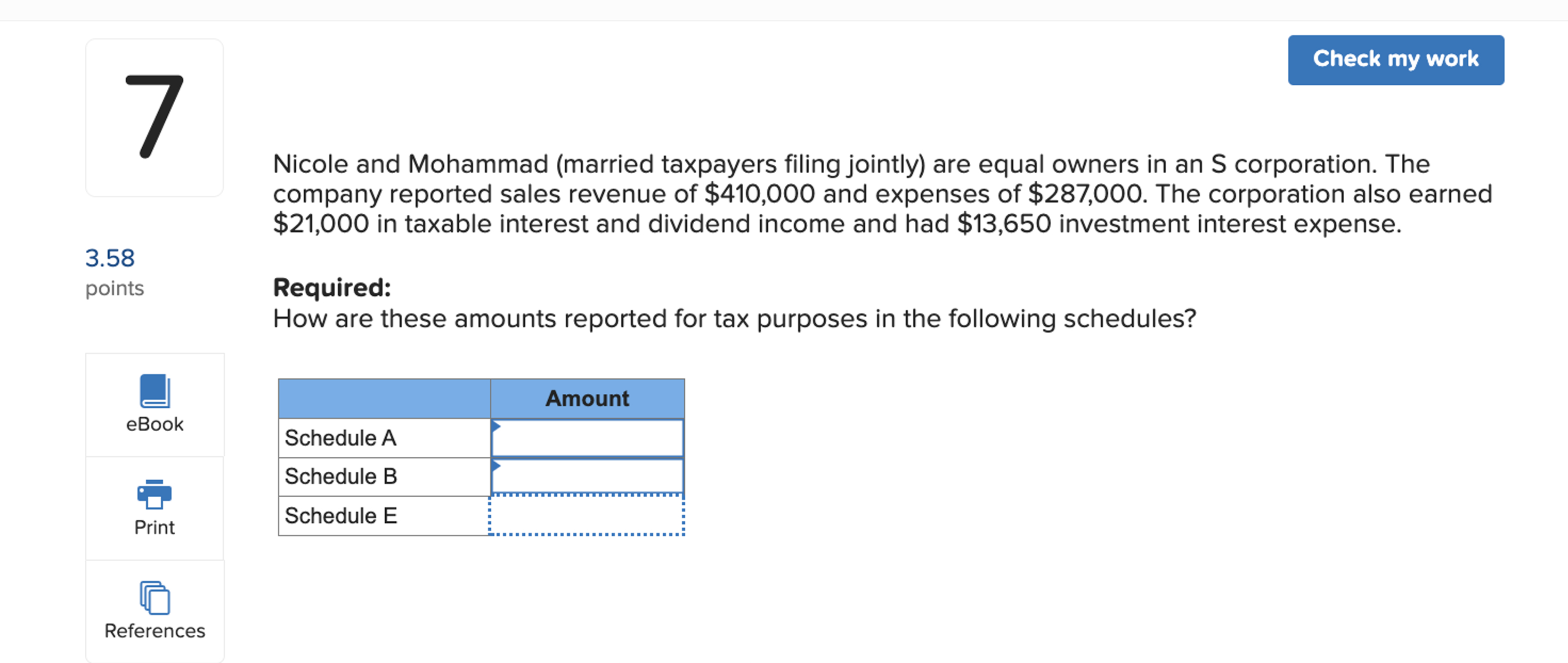 Solved Nicole and Mohammad (married taxpayers filing | Chegg.com