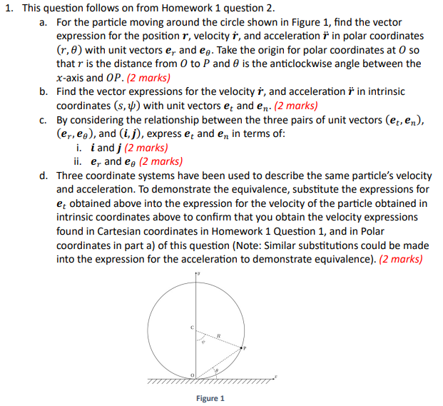 Solved This question follows on from Homework 1 question 2. | Chegg.com
