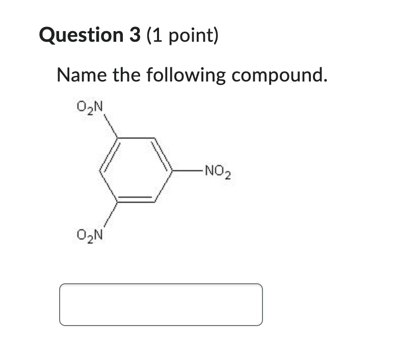 Solved Name the following compound. Name the following | Chegg.com