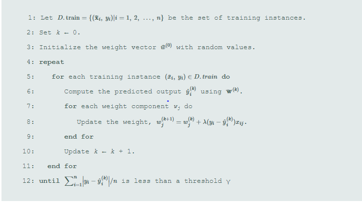 Implement the perceptron algorithm as described in | Chegg.com