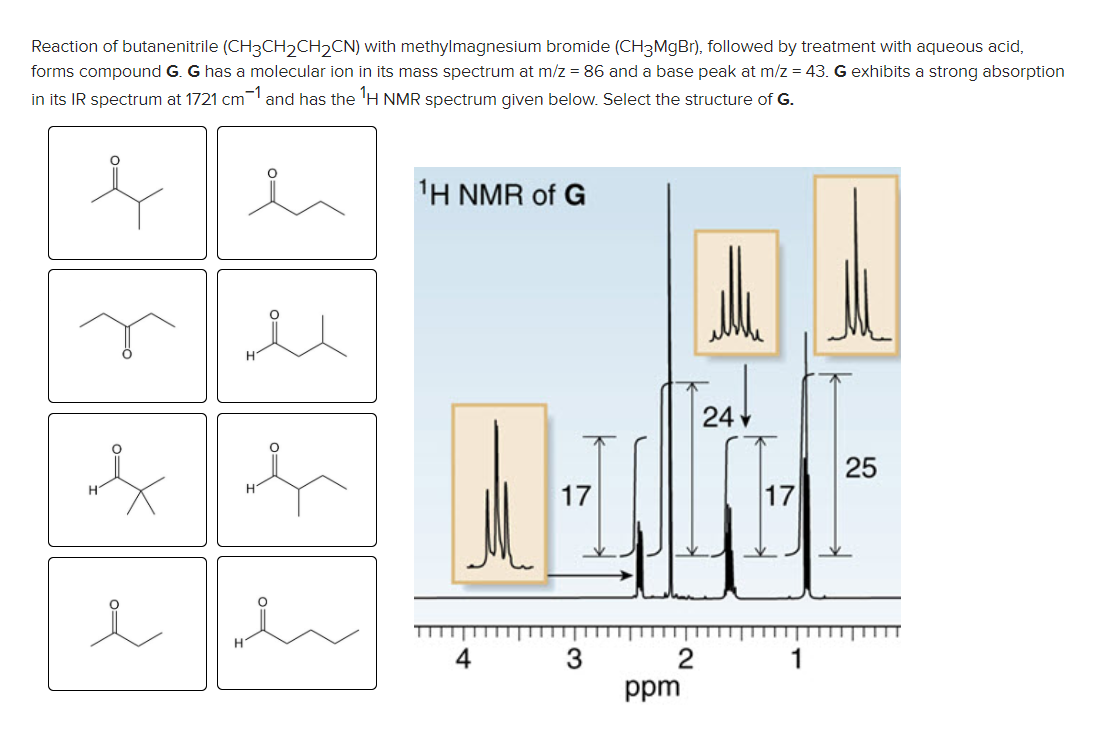 Solved Reaction of butanenitrile (CH3CH2CH2CN) with | Chegg.com