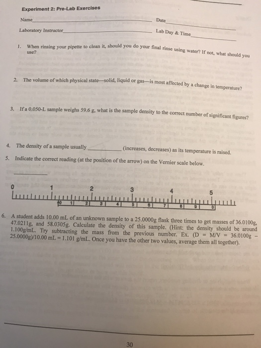 Solved When rinsing your pipette to clean it, should you do | Chegg.com