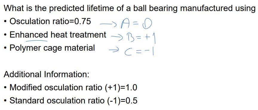 = What is the predicted lifetime of a ball bearing | Chegg.com